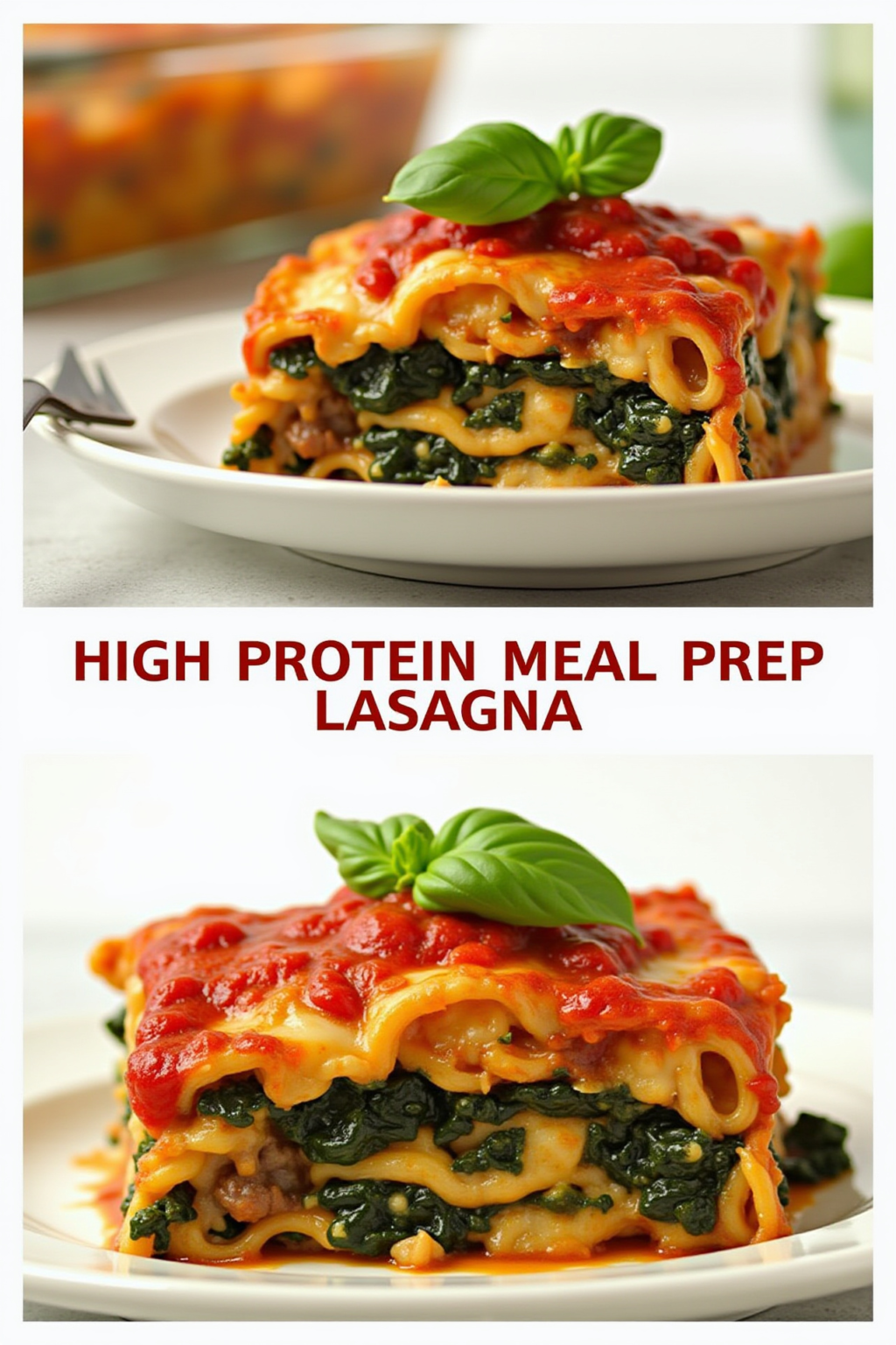 High-Protein Meal Prep Lasagna: Ultimate Comfort with 42g Protein per ...