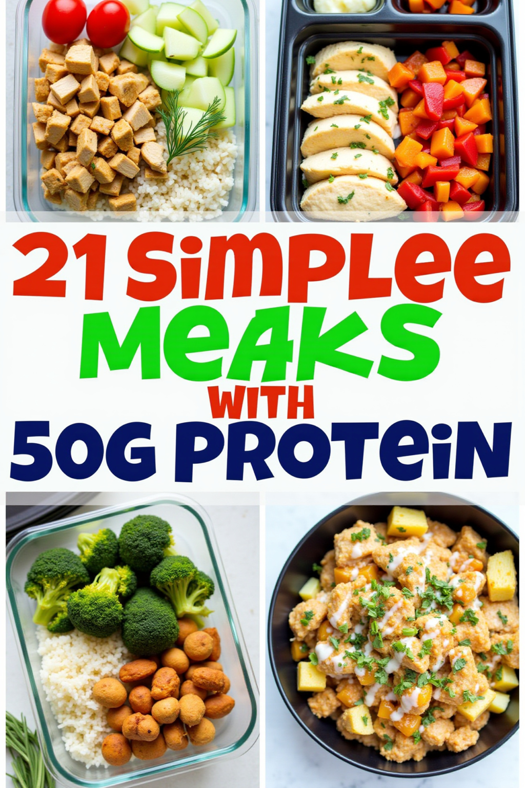 Protein-Packed & Time-Smart: 21 Minimal Prep Meals to Hit 50g Fast ...
