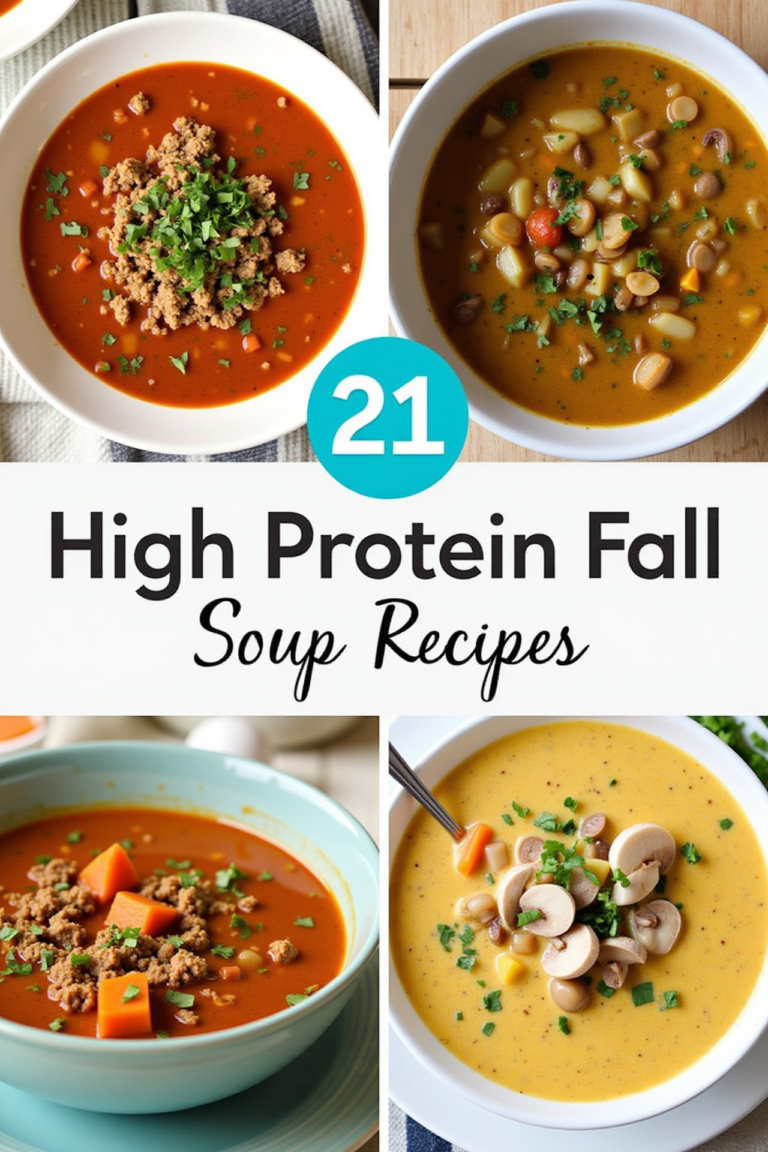 21 Hearty High-Protein Fall Soups to Fuel Your Autumn Feast! - Protein ...