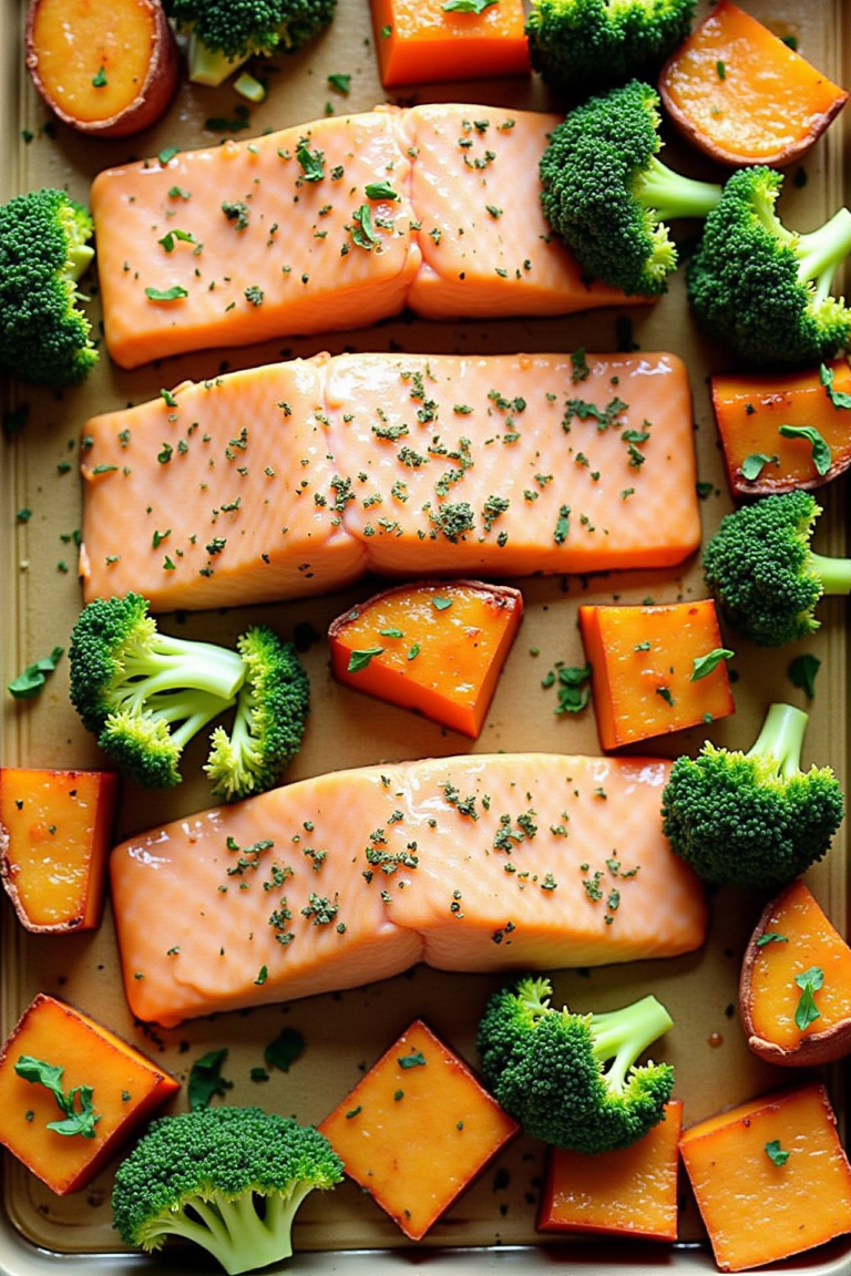 Sheet-Pan Sensation: The Ultimate Weeknight Salmon, Sweet Potato ...