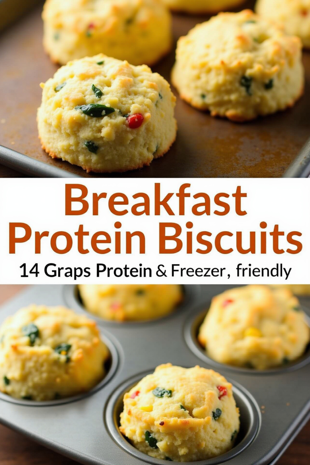 Savory Breakfast Protein Biscuits: A Protein-Packed, Freezer-Friendly ...